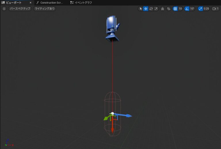 【UE5】カメラの設定 SpringArmとCamera - aki★'s technical-Lab